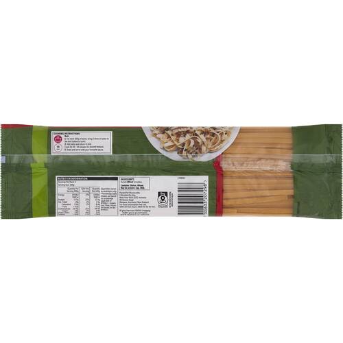 Woolworths Pasta Fettuccine 500g | bunch