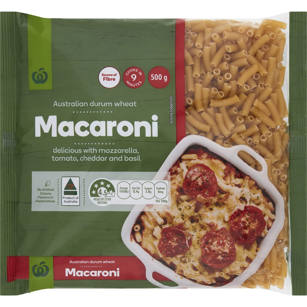 Woolworths Pasta Macaroni 500g | bunch