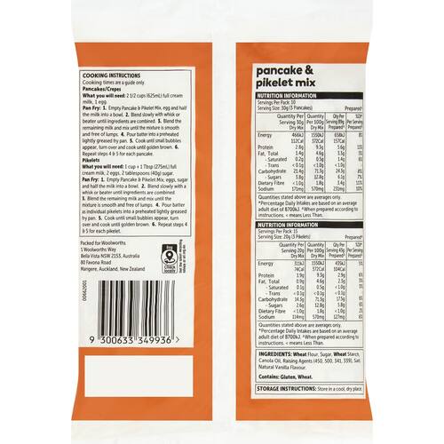 Essentials Pancake and Pikelet Mix 300g | bunch