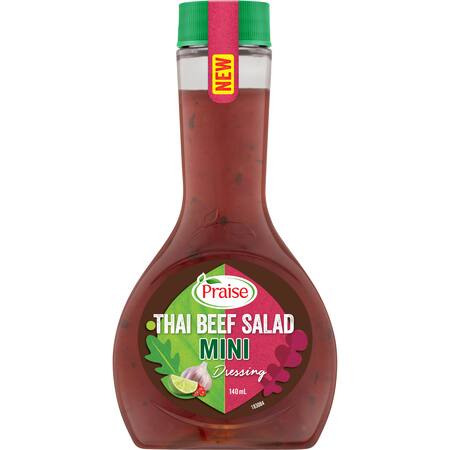 Get Praise Mini Thai Beef Salad Dressing 140ml delivered to your ...