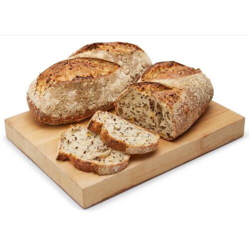 Woolworths Crafted Sourdough Loaf Whole Soybean and Linseed each | bunch