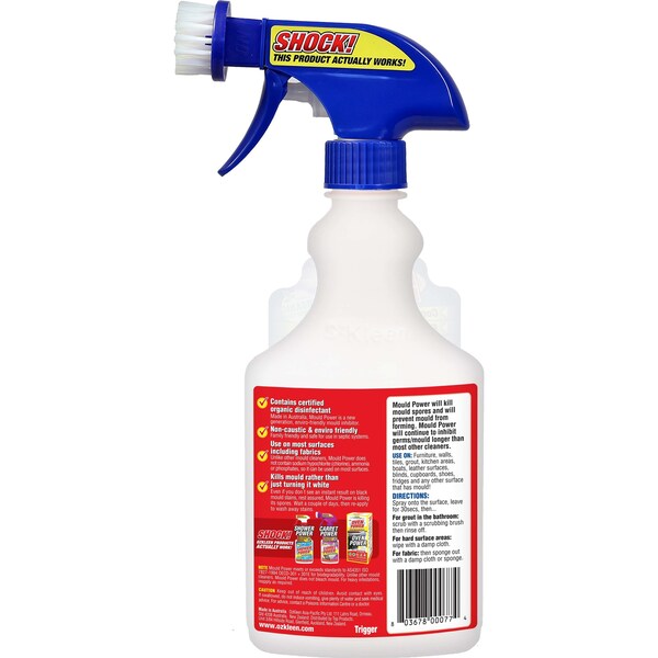 Ozkleen Mould Power Mould Cleaner & Killer Trigger 500ml | Woolworths