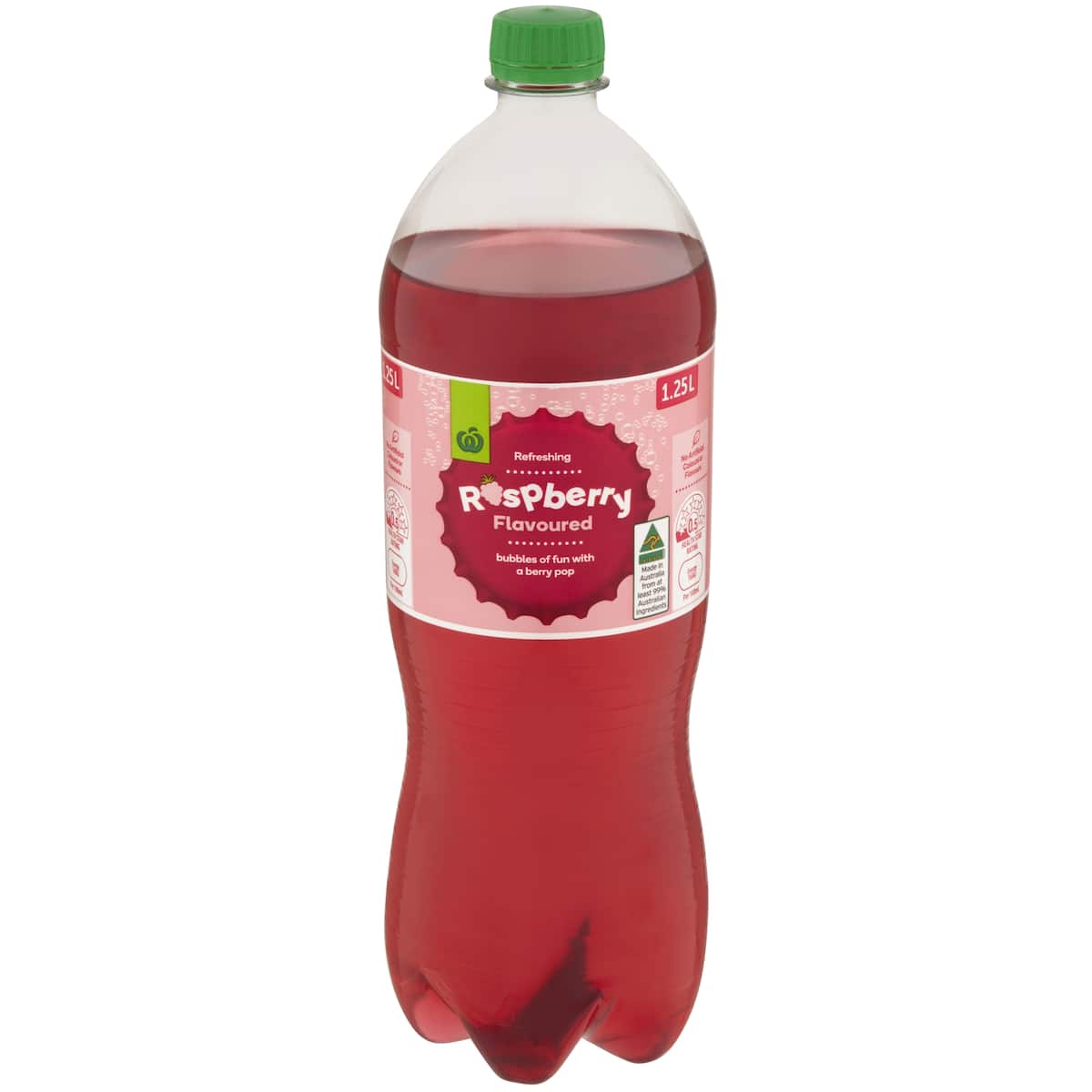 Woolworths Raspberry Bottle 1.25l | bunch