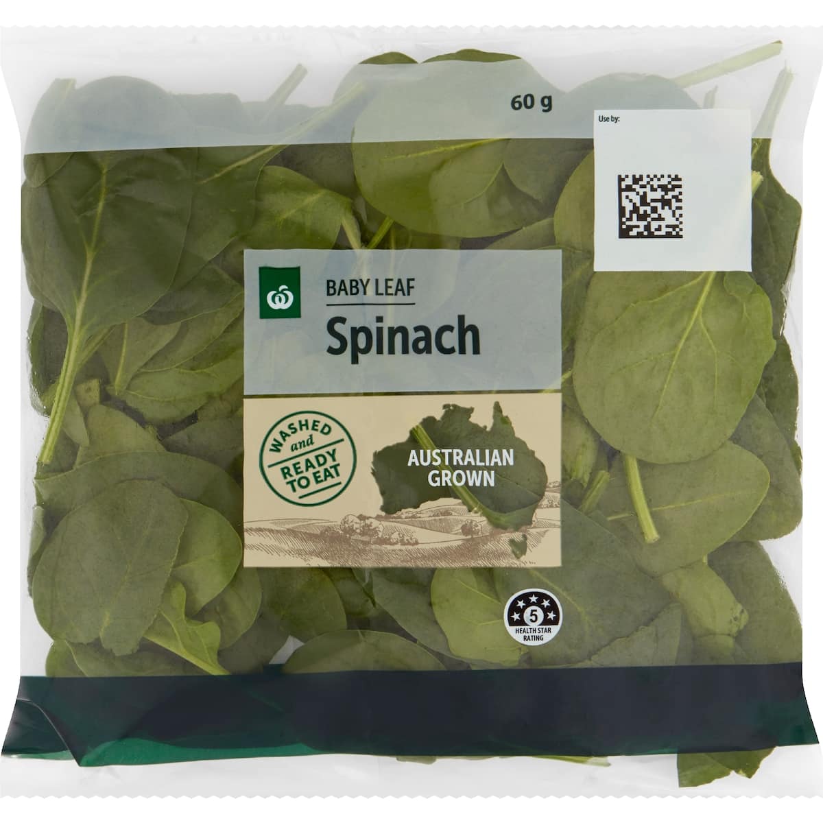 Woolworths Baby Spinach 60g | bunch