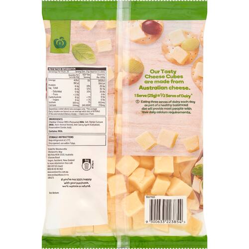 Woolworths Cheese Cubes 500g | bunch