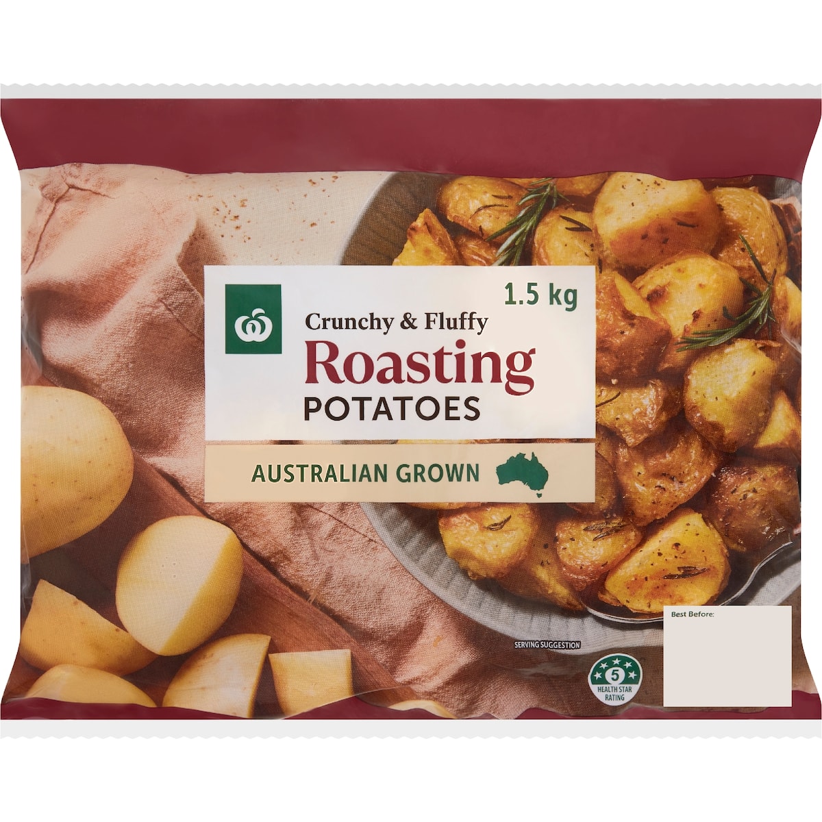 Woolworths Roasting Potatoes 1.5kg | bunch