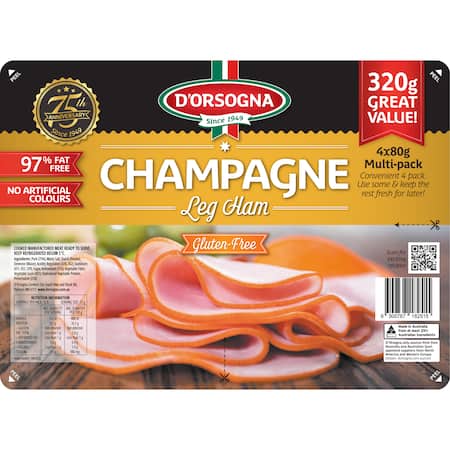 Get D'orsogna Champagne Leg Ham 4 Pack delivered to your doorsteps in ...