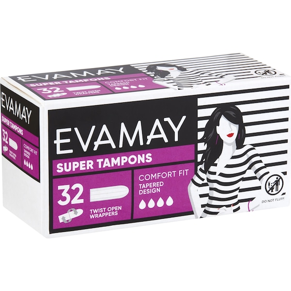 Evamay Super Tampons 32 pack | Woolworths
