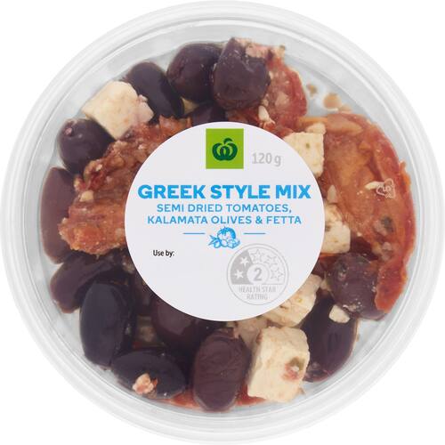 Woolworths Greek Mix 120g | bunch