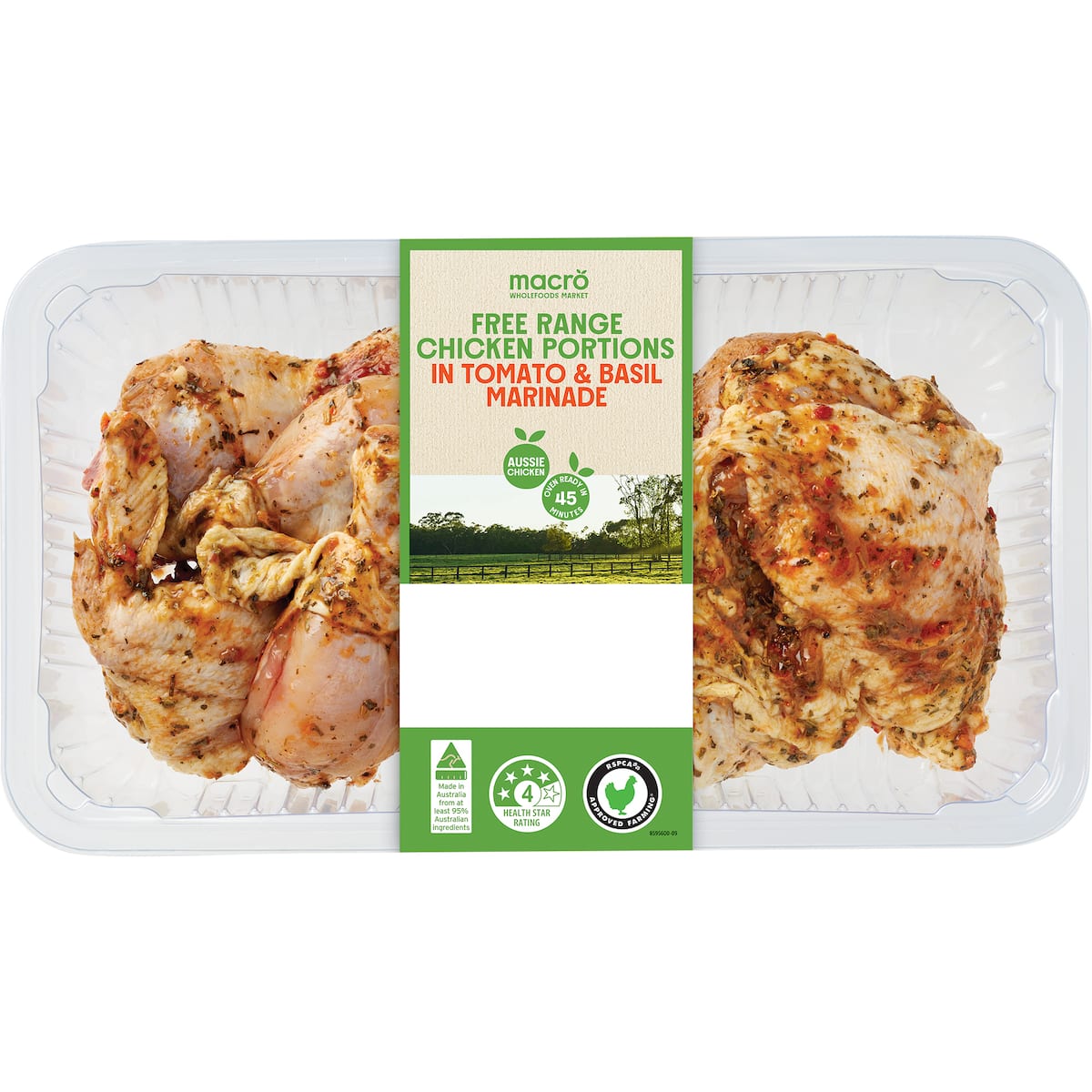 Macro Wholefoods Market Free Range Chicken Portions In Tomato & Basil ...