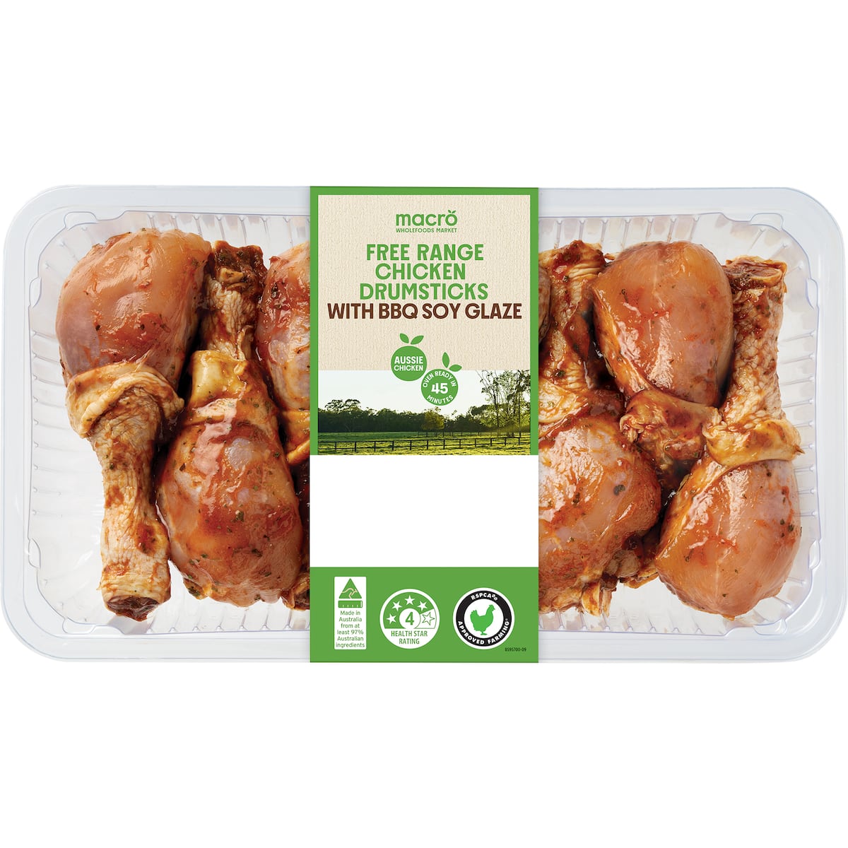 Macro Free Range Chicken Drumsticks With BBQ Soy Glaze 1.2kg - 1.6kg ...