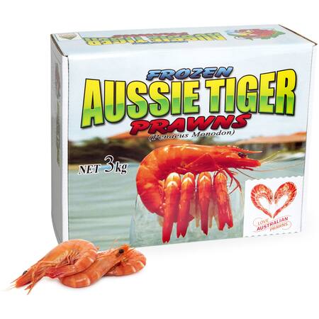 Get Frozen Cooked Medium Tiger Prawn Carton 3kg delivered to your ...