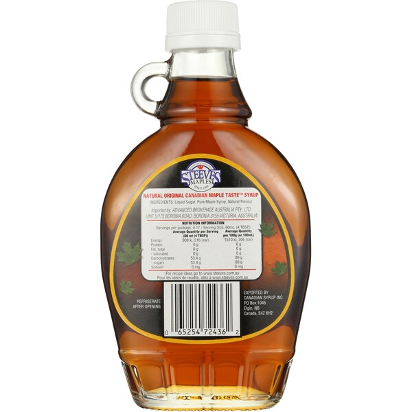 Steeves Maples Maple Syrup 250ml | Woolworths