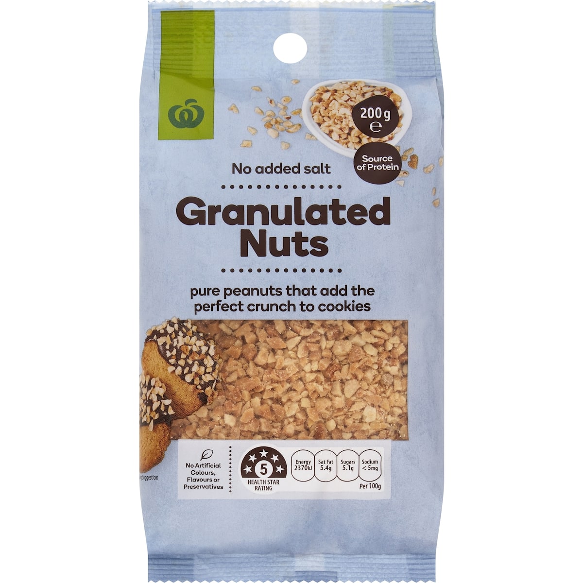 Woolworths Granulated Nuts 200g | bunch