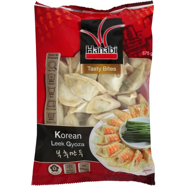 Hanabi Korean Leek Gyoza 675g | Woolworths