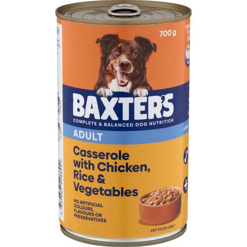Baxter's Dog Food Casserole Chicken, Rice and Veg 700g | bunch