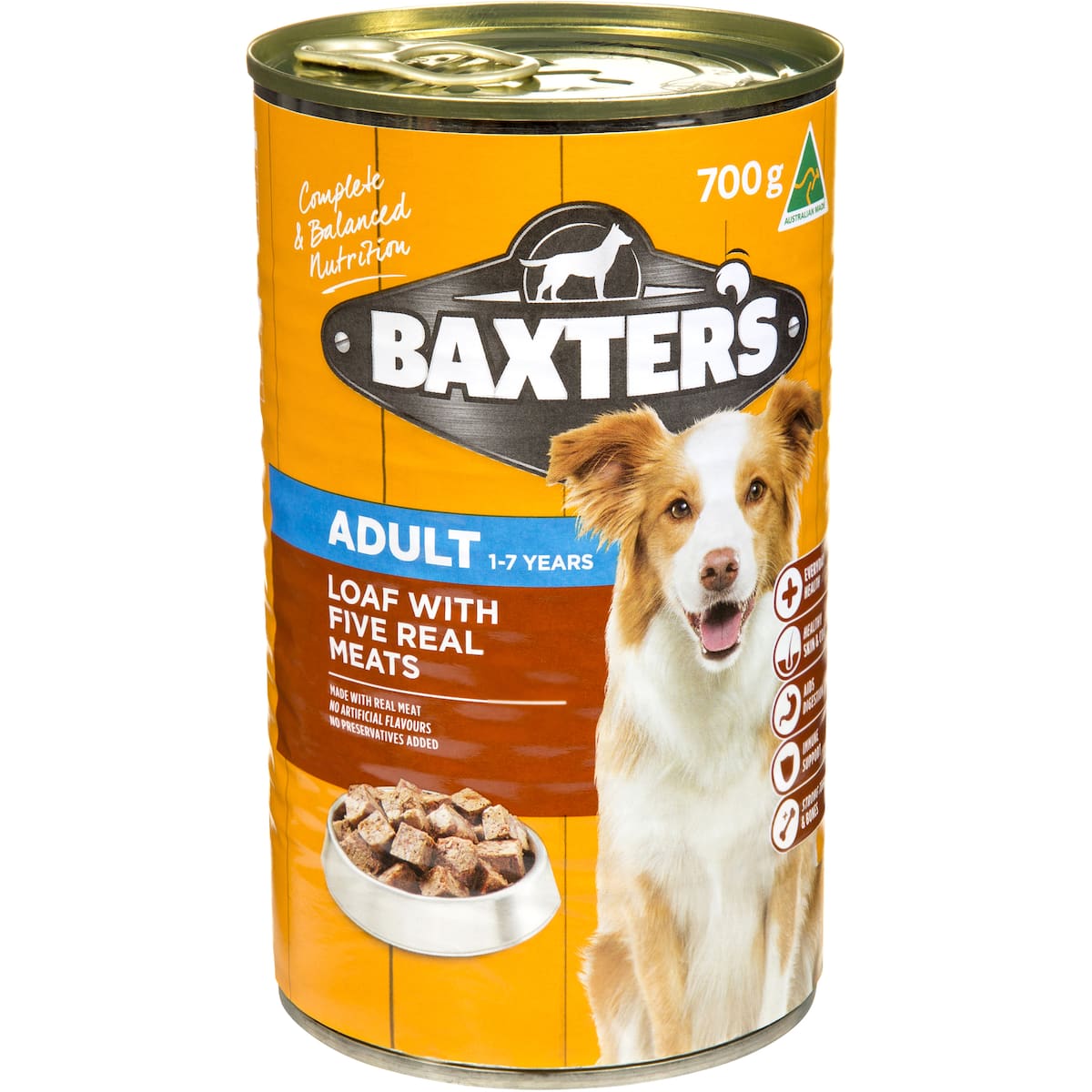 Baxter's Dog Food Loaf Five Meats 700g | bunch