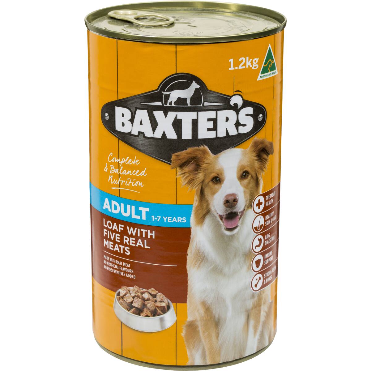 Baxter's Dog Food Loaf Five Meats 1.2kg | bunch