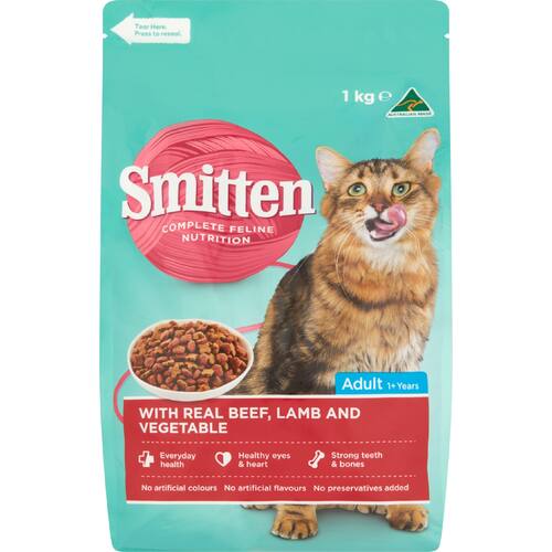 Smitten Cat Food Beef Lamb and Vegetables 1kg | bunch