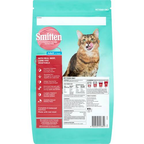 Smitten Cat Food Beef Lamb and Vegetables 1kg | bunch