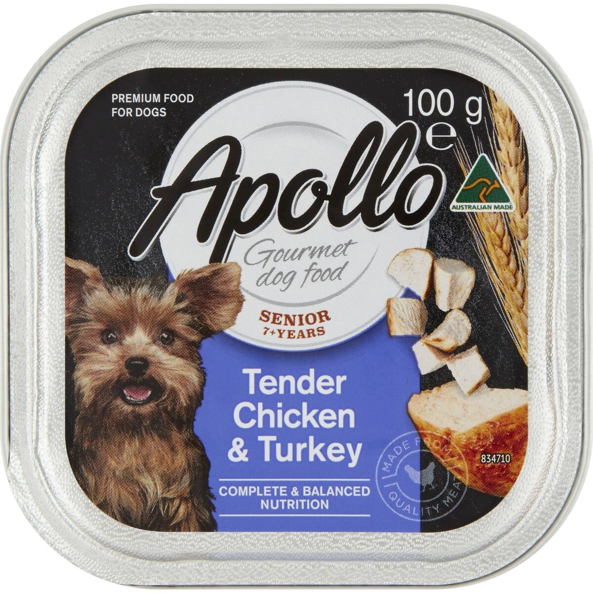 Apollo Dog Food Senior Chicken & Turkey 100g | bunch