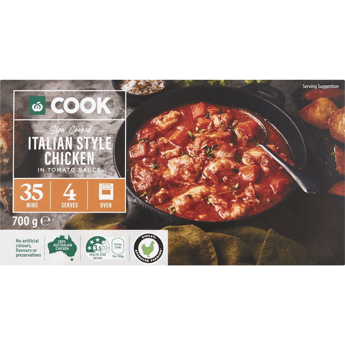 Woolworths COOK Slow Cooked Italian Style Chicken Casserole 700g | bunch