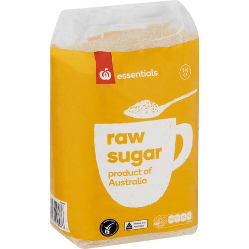 Essentials Raw Sugar 3kg | bunch
