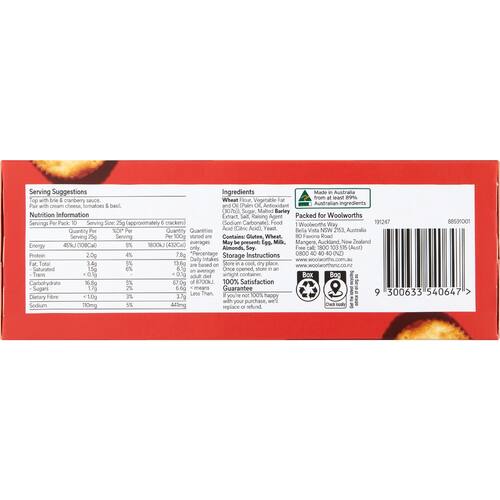 Woolworths Snapz Original 250g | bunch