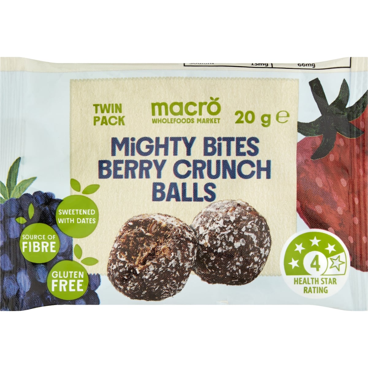 Macro Mighty Bites Berry Crunch 20g | bunch
