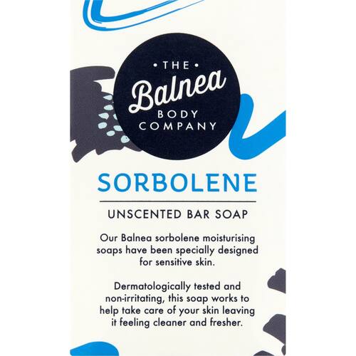 The Balnea Body Company Sorbolene Unscented Soap 100g x 3 pack | bunch