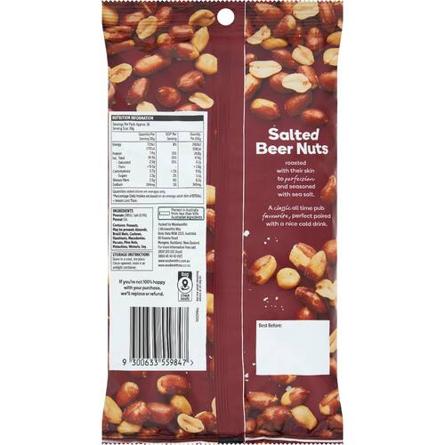 Woolworths Salted Beer Nuts 500g | bunch