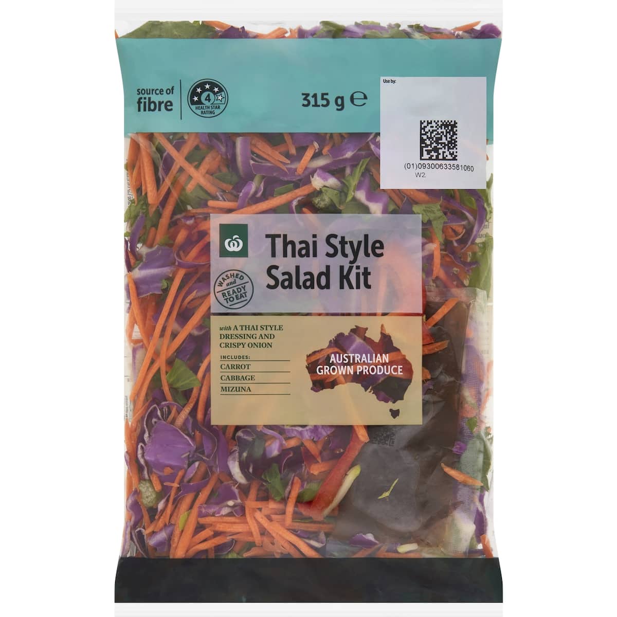 Woolworths Thai Salad Kit 315g | bunch