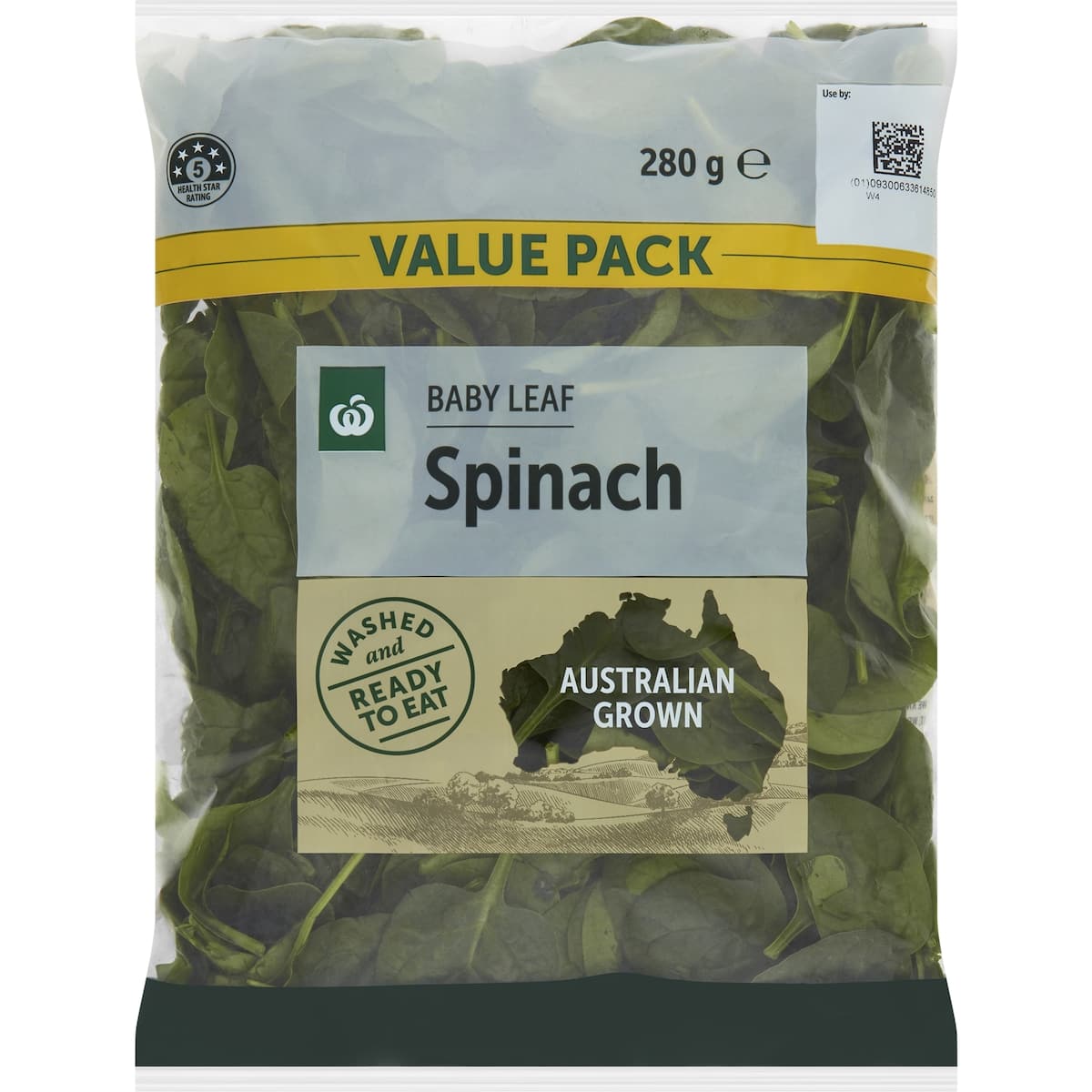 Woolworths Baby Spinach Spinach 280g | bunch