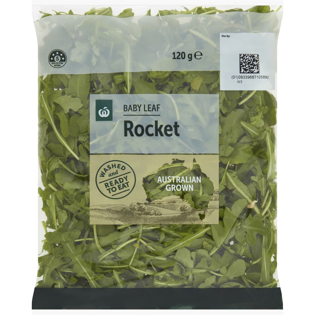 Woolworths Baby Leaf Rocket 120g | bunch
