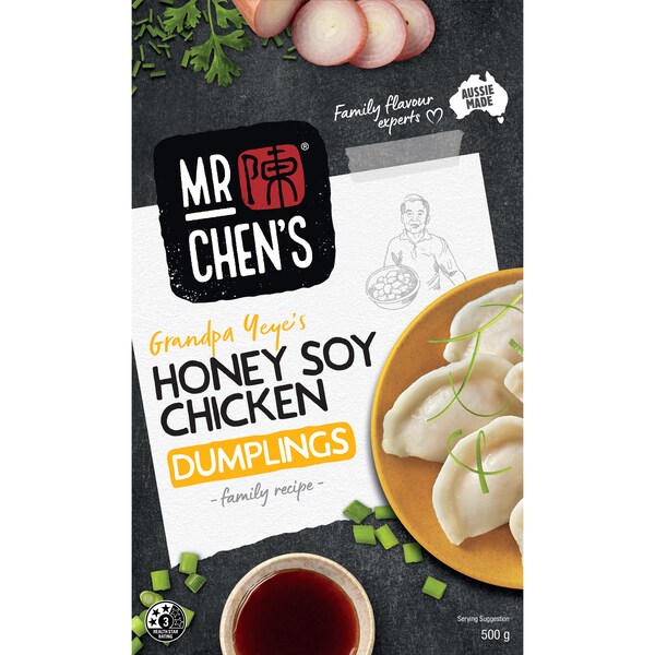 Mr Chen's Honey Soy Chicken Dumplings 500g | Woolworths