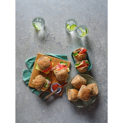 Woolworths Wise Wheat Hi Fibre Seeds & Grains Rolls 6 pack | bunch