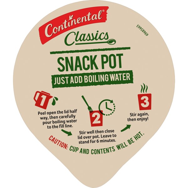 Continental Classic Snack Pot Cheesy Tomato Pasta 70g | Woolworths
