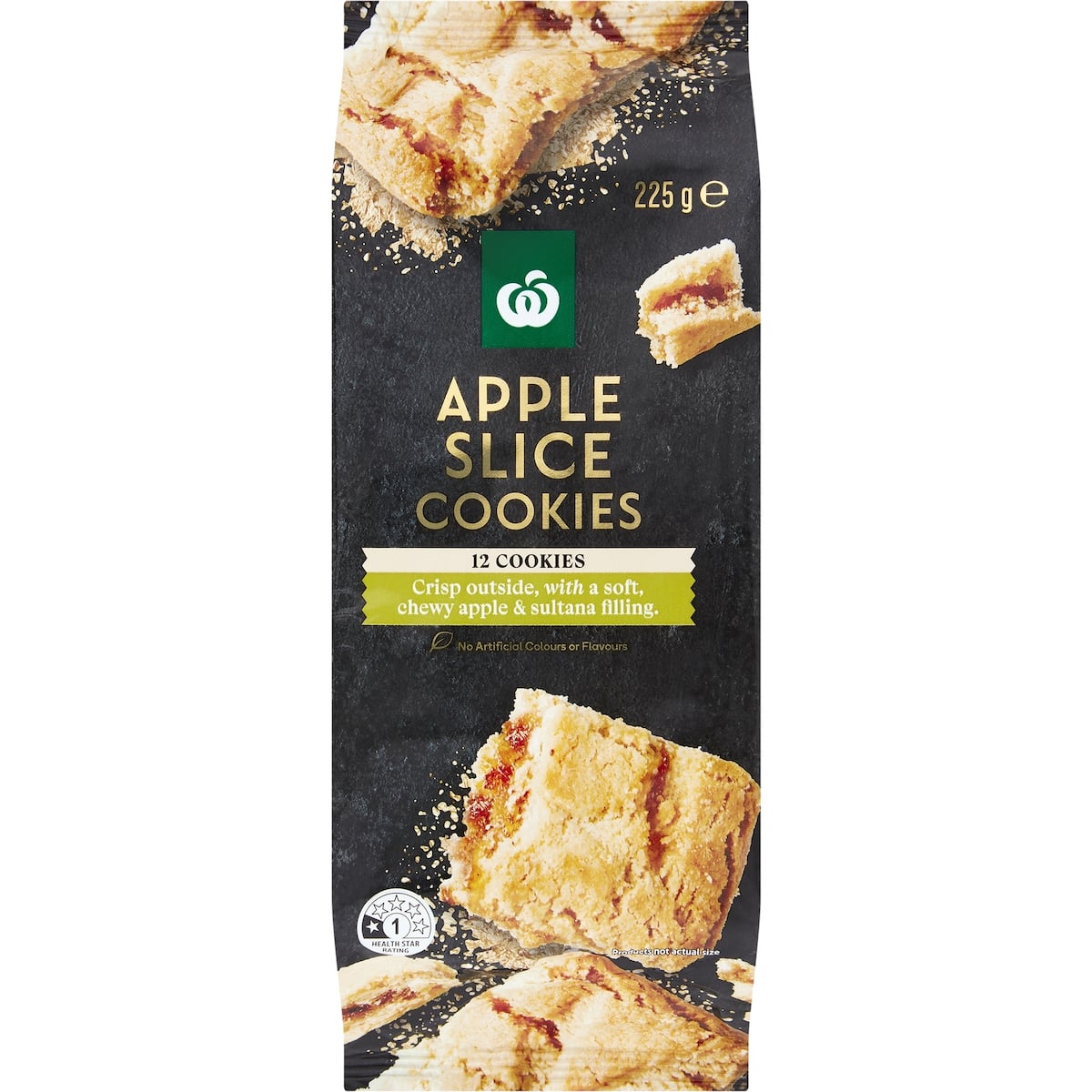 Woolworths 12 Apple Sliced Cookies 225g | bunch