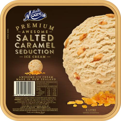 Much Moore Awesome Salted Caramel Ice Cream Tub 2l | bunch
