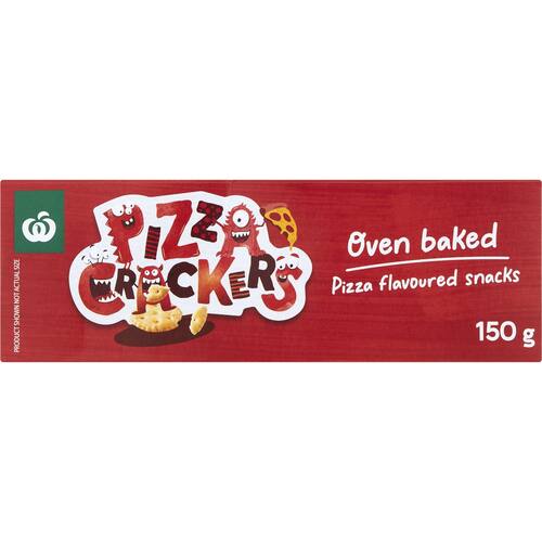 Woolworths Pizza Crackers Oven Baked 150g | bunch