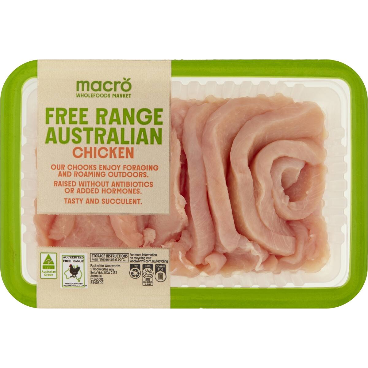 Macro Free Range Chicken Stir Fry 500g | bunch