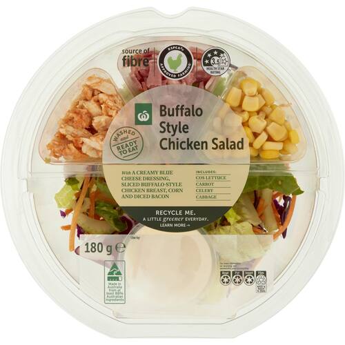 Woolworths Buffalo style Chicken Salad Kit 180g | bunch
