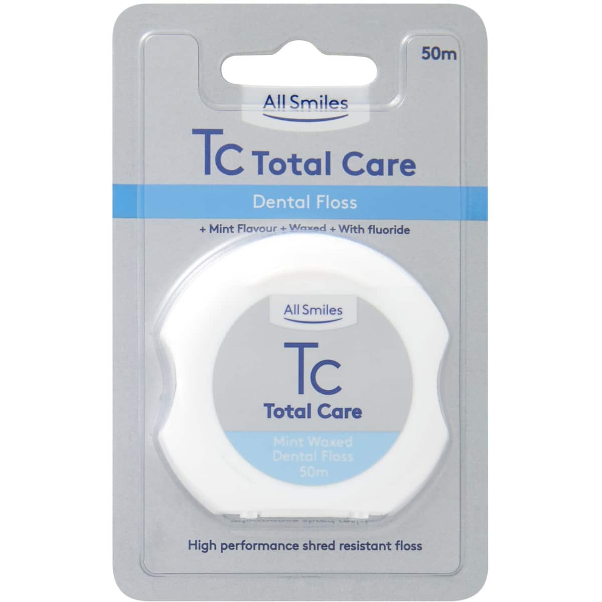 All Smiles Total Care Dental Floss 50m | bunch