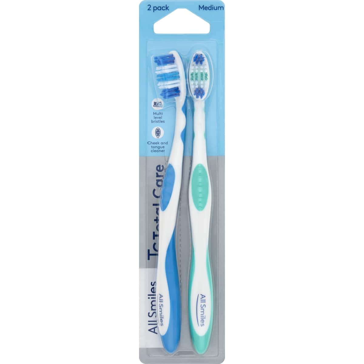 All Smiles Toothbrush Medium 2 Pack | bunch