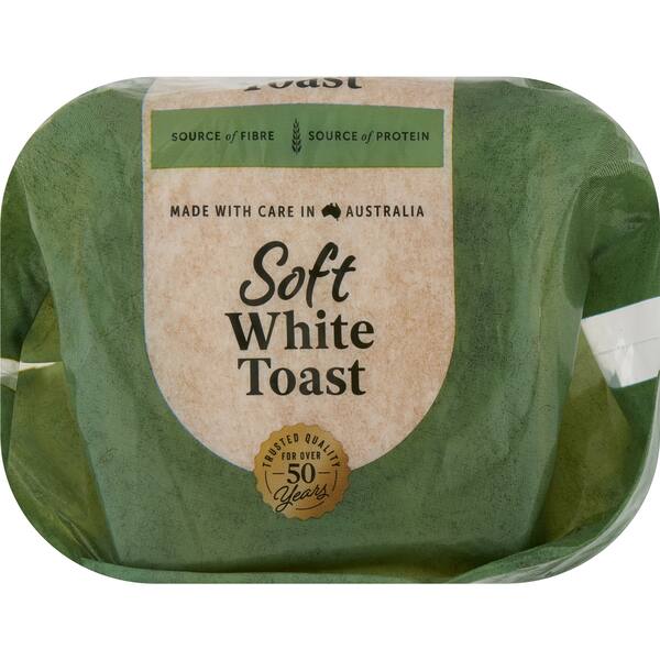 Woolworths White Soft Toast Bread 650g | bunch