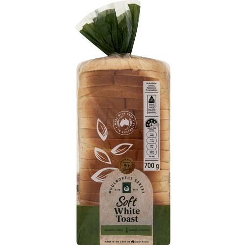 Woolworths White Soft Toast 700g | bunch