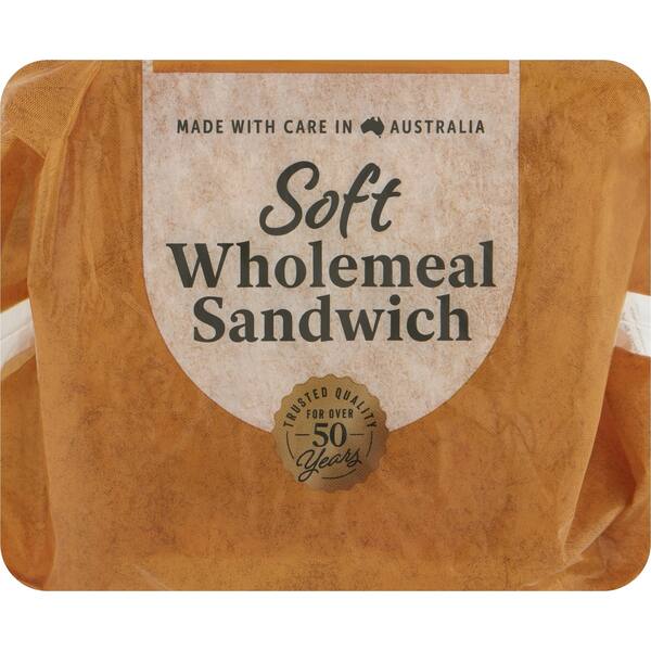 Woolworths Wholemeal Soft Sandwich Bread 650g | bunch