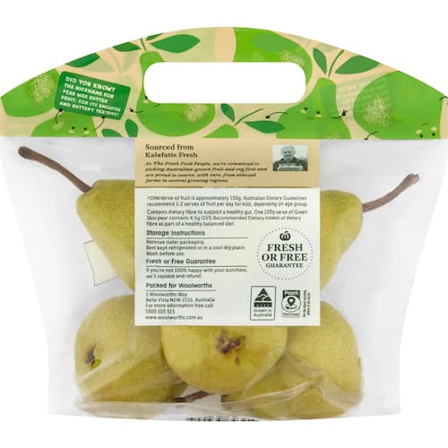 Woolworths Fresh Food Kids Mini Pears 5 Pack | bunch