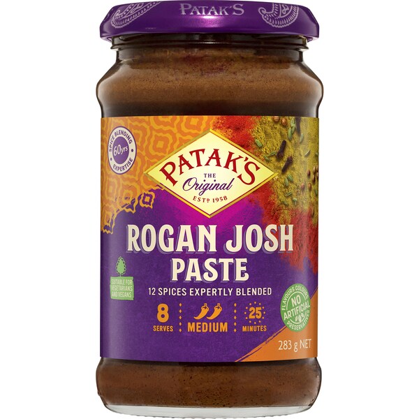 Patak's Rogan Josh Curry Paste 283g | Woolworths