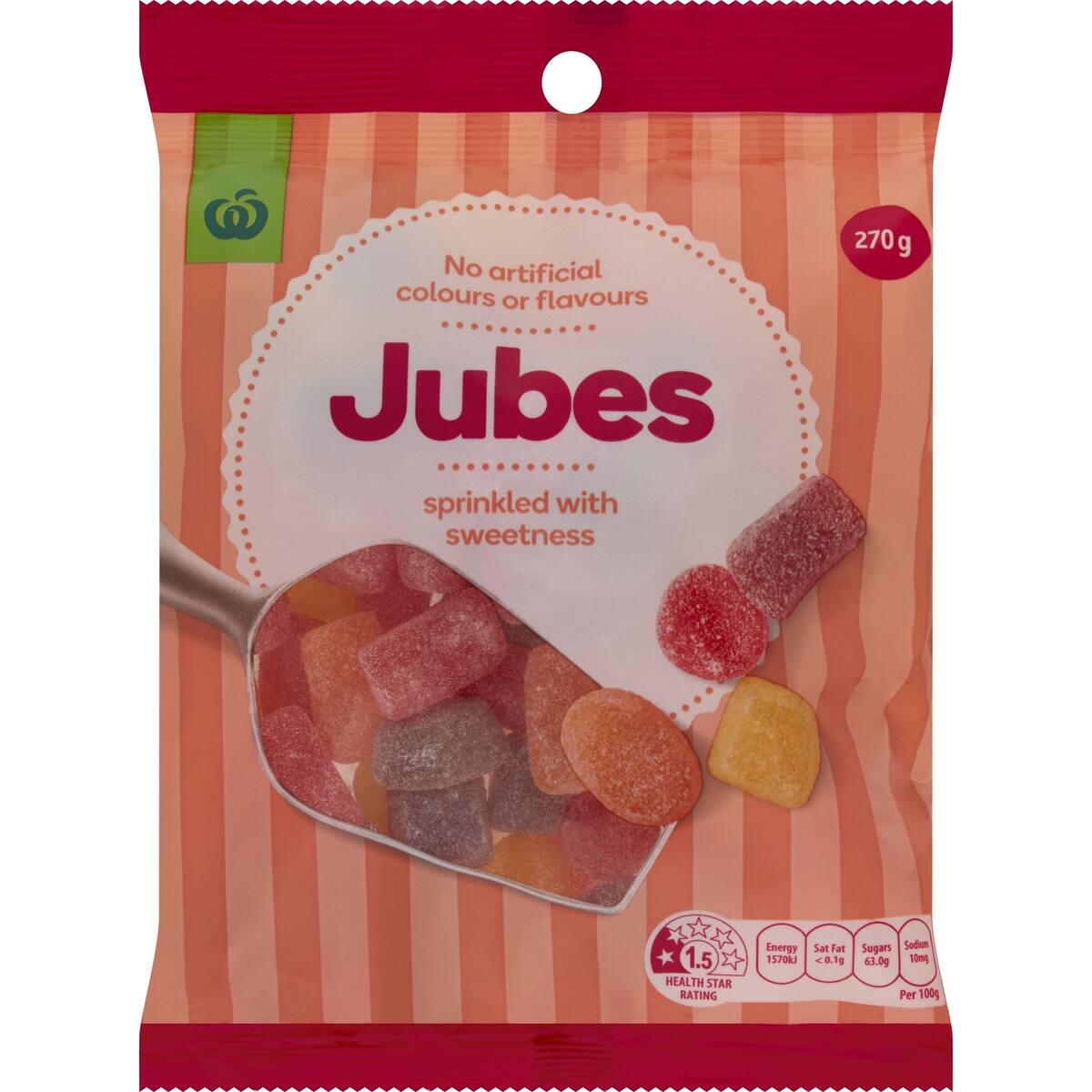 Woolworths Jubes 270g | bunch